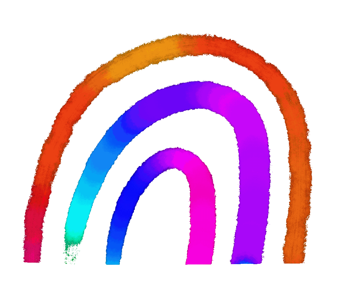 Happy Rainbow Sticker by studioumi for iOS & Android | GIPHY