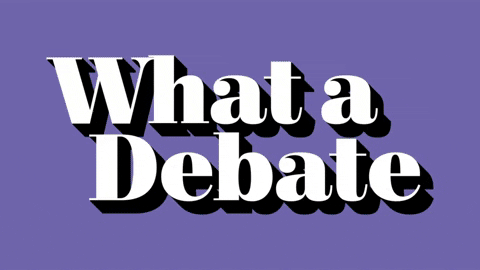 What A Debate GIFs - Get the best GIF on GIPHY