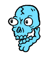 Skull Sticker by Russell Taysom for iOS & Android | GIPHY
