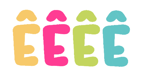 Eeeee Sticker by Evelyn regly for iOS & Android | GIPHY
