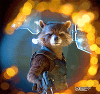 Rocket Raccoon Guardians Of The Galaxy Movie Gif