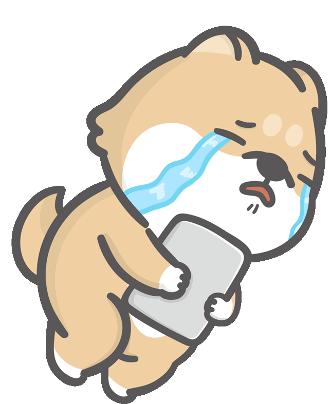 Sad Cry Sticker by Hi John for iOS & Android | GIPHY