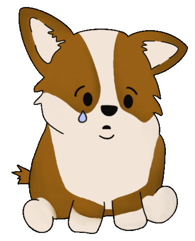 Sad Dog Sticker for iOS & Android | GIPHY