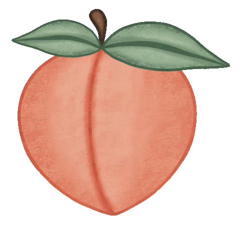 Peach Sticker for iOS & Android | GIPHY