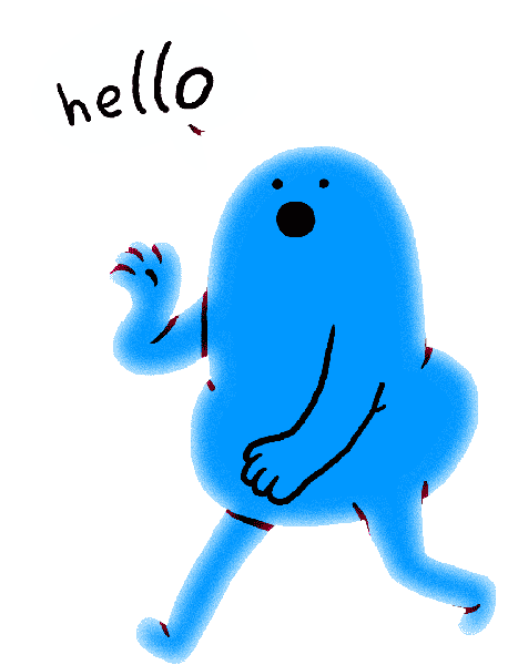 Happy Wave Sticker by Neil Sanders for iOS & Android | GIPHY