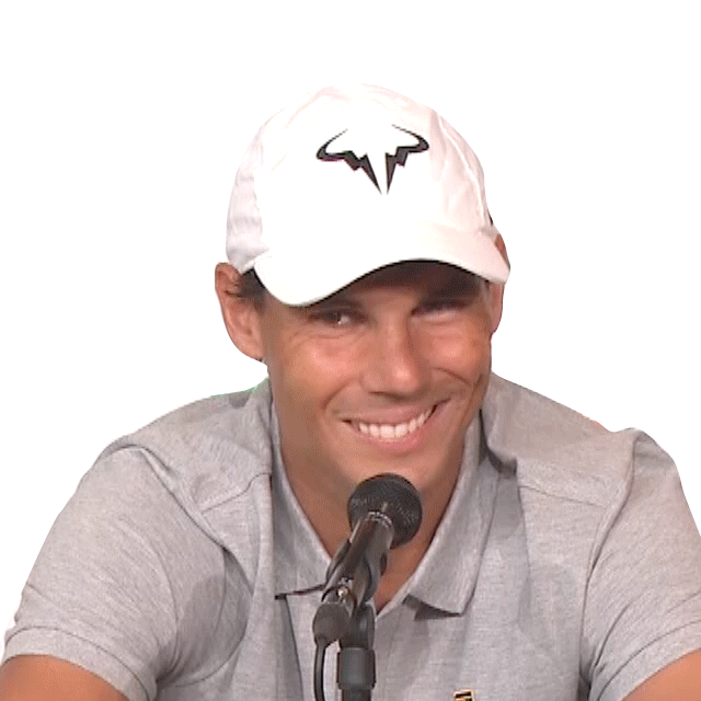 Rafael Nadal Smile GIF by Roland-Garros - Find & Share on GIPHY
