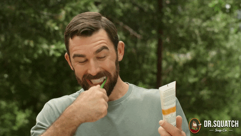 Natural Toothpaste for Men by DrSquatch | GIPHY