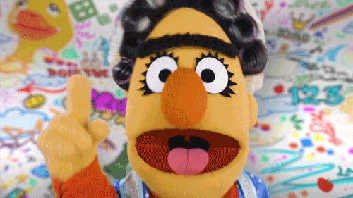Bert Starrt Gif