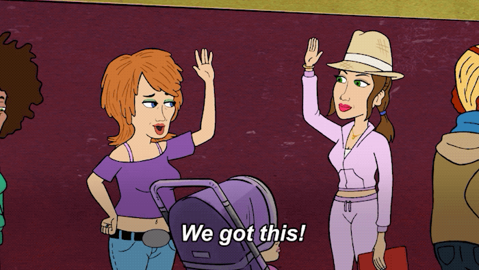 Galentines Day Gal Pals GIF by Animation Domination - Find & Share on GIPHY