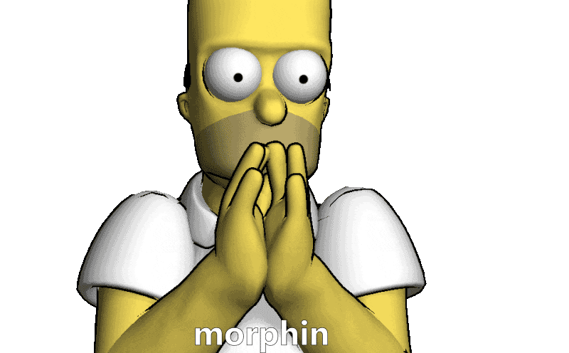 Suspicious Homer Simpson Sticker by Morphin for iOS & Android | GIPHY