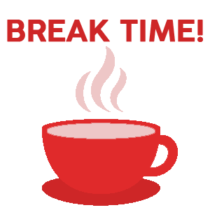 Break Time Coffee Sticker by SANDEMANs NEW Europe for iOS & Android | GIPHY