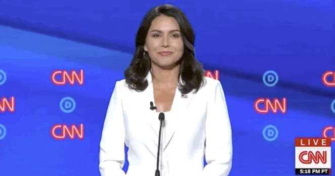 Tulsi Gabbard Dnc Debates 2019 GIF by GIPHY News - Find & Share on GIPHY