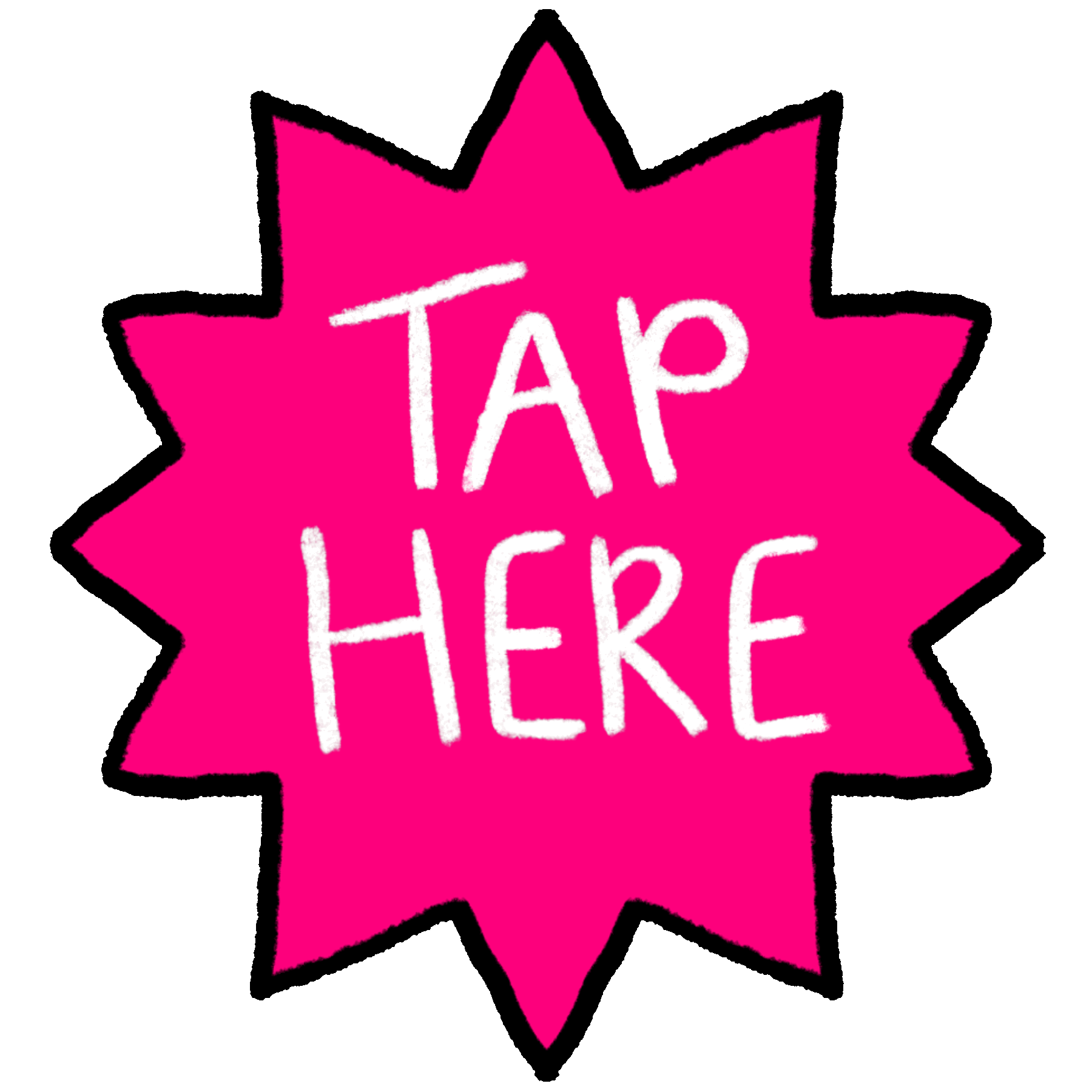 Pink Tap Back Sticker by Houndstooth Media Group for iOS & Android | GIPHY