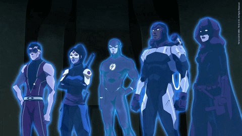 Gif Nightwing Young Justice Wonder Woman Animated Gif On
