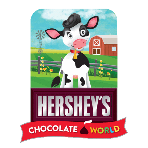 Cow Cupcake Sticker by Hershey's Chocolate World for iOS & Android | GIPHY