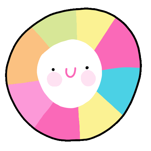 Happy Rainbow Sticker by Linzie Hunter for iOS & Android | GIPHY