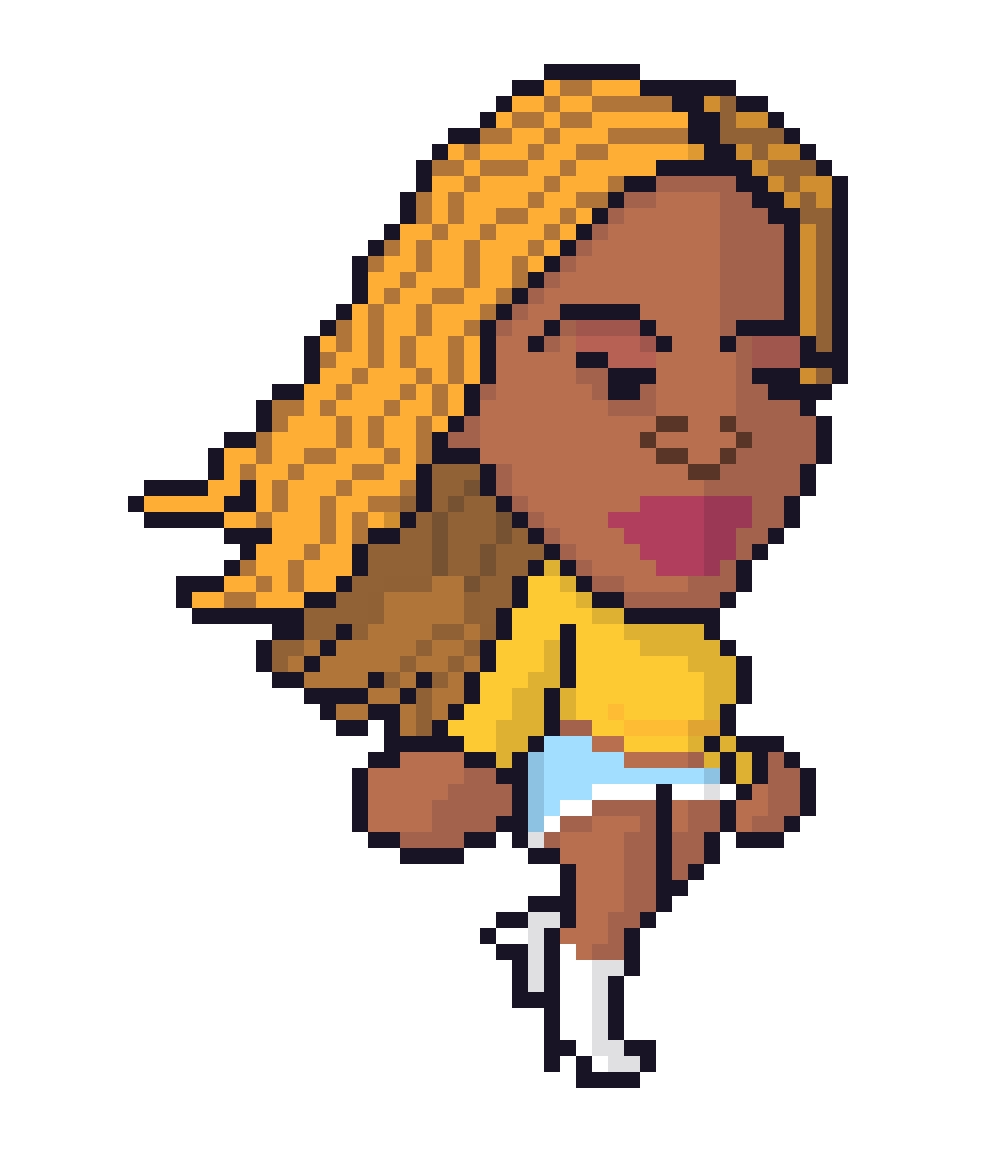 Beyonce Walk Sticker by Ali Graham for iOS & Android | GIPHY