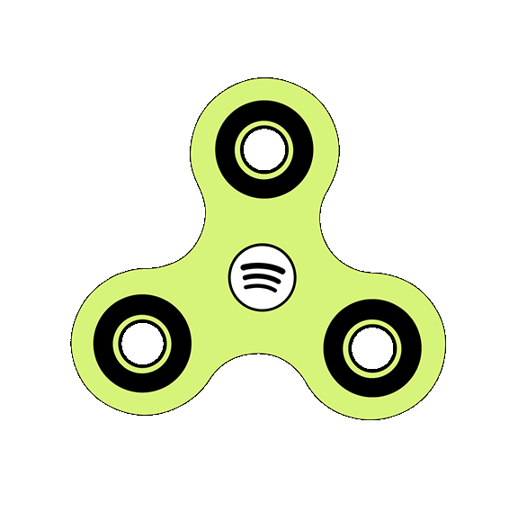 Fidget Spinner Sticker by Spotify for iOS & Android | GIPHY