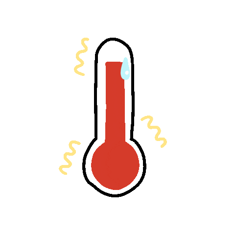 Weather Heat Sticker by *. Kittea’s Cosmos .* for iOS & Android | GIPHY
