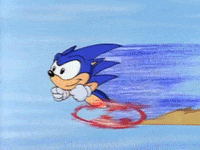 Sonic Running Animated Gif