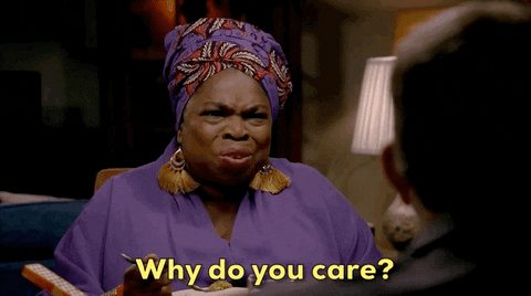So What Who Cares Gif