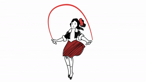 Asm Skipping Girl GIF by ANZCA - Find & Share on GIPHY