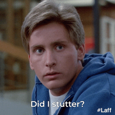 Did I Stutter Motherfucker GIFs - Get the best GIF on GIPHY