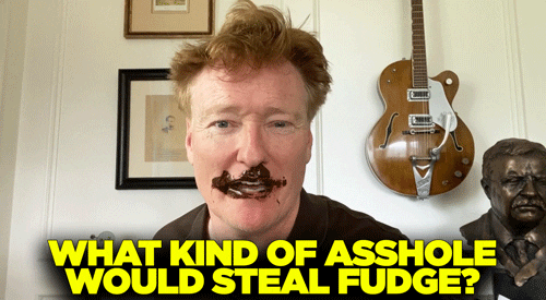 How Dare You Fudge GIF by Team Coco - Find & Share on GIPHY