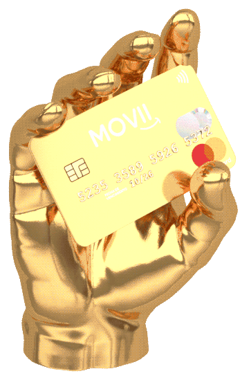 Gold Card Sticker by MOVii for iOS & Android | GIPHY