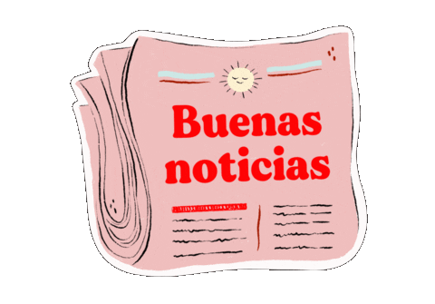Good News Newspaper Sticker by Sailor Coffee for iOS & Android | GIPHY