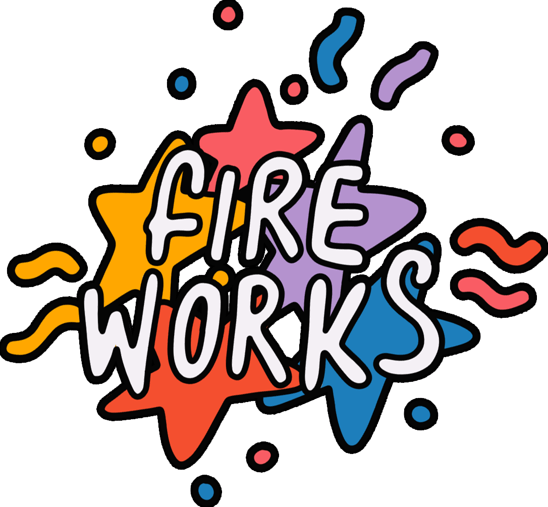 Bonfire Night Fireworks Sticker by Poppy Deyes for iOS & Android | GIPHY