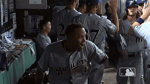Happy Major League Baseball GIF by MLB - Find & Share on GIPHY