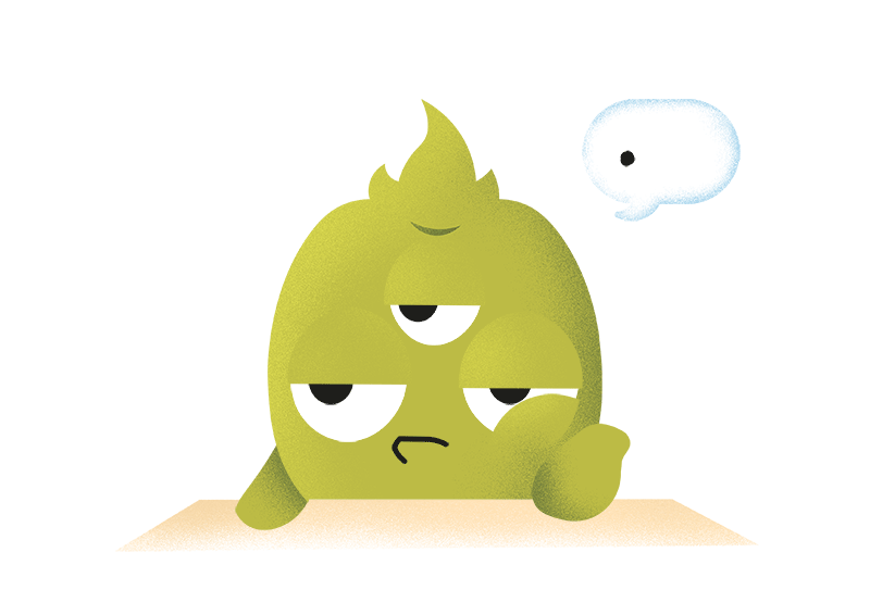 Bored Monster Sticker for iOS & Android | GIPHY