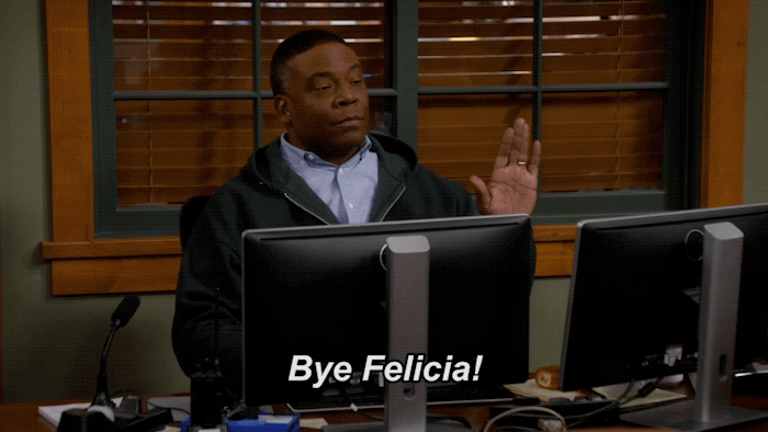 See Ya Bye Felicia GIF by Fox TV - Find & Share on GIPHY