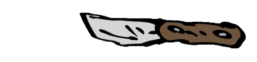 Knife Cut Sticker for iOS & Android | GIPHY