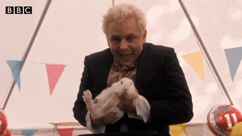 Magic Rabbit GIF by BBC - Find & Share on GIPHY