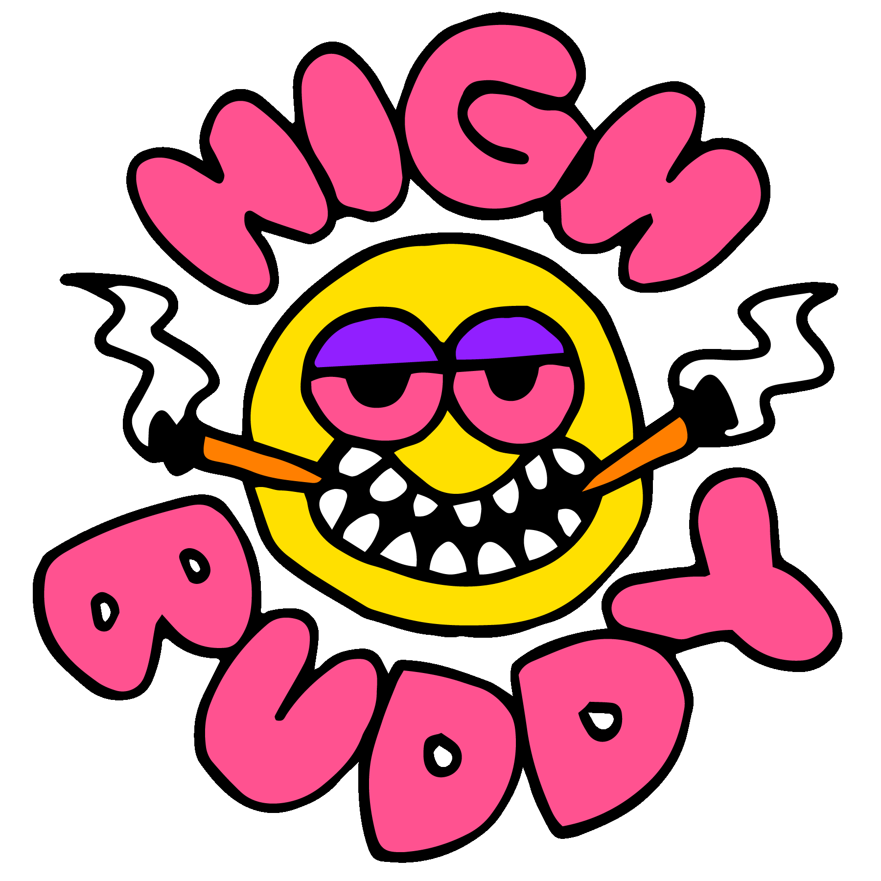 Mary Jane Smoke Sticker by SHOKKA for iOS & Android | GIPHY