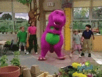 Creepy Barney Gif