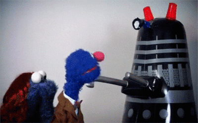 Exterminate Doctor Who GIF by Muppet Wiki - Find & Share on GIPHY