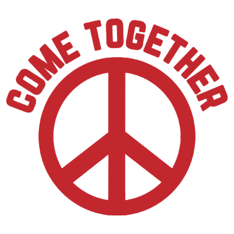 Peace Beatles Sticker by CAMP Collection for iOS & Android | GIPHY