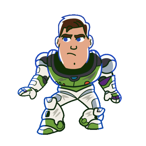 Buzz Lightyear Hero Sticker by Walt Disney Studios for iOS & Android ...