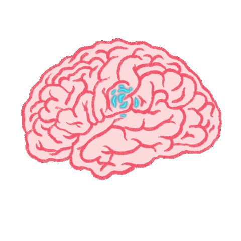 Brain Consciousness Sticker by E MERLIN MURRAY for iOS & Android | GIPHY