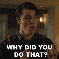 Why Would You Do That Gif