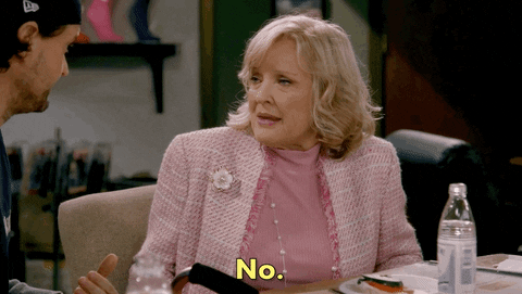 Not Happening No Way GIF by CBS - Find & Share on GIPHY