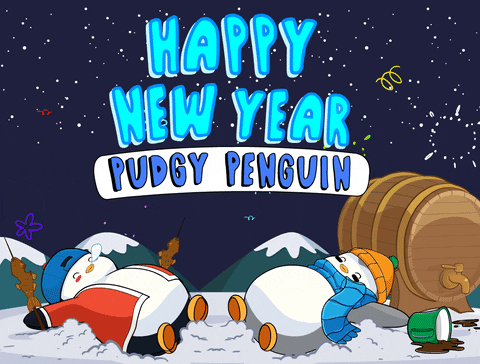 New Years by Pudgy Penguins | GIPHY
