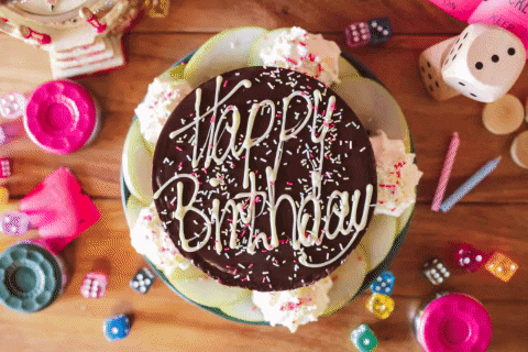 Happy Birthday Cake GIF by Lucky Folks - Find & Share on GIPHY
