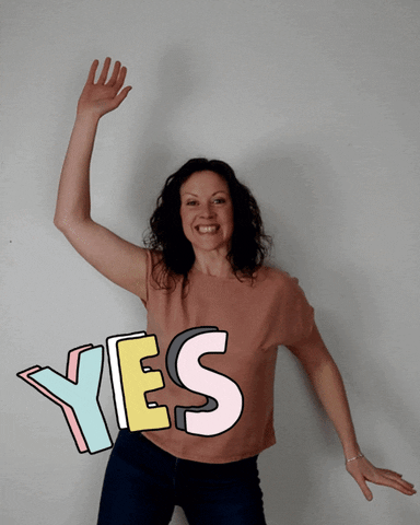Excited Yes Please GIF by Kelly | Kaydee Web - Find & Share on GIPHY
