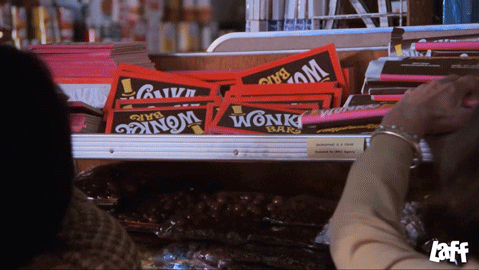 Hungry Willy Wonka GIF by Laff - Find & Share on GIPHY