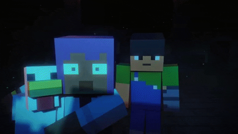 Scared Oh No GIF by Minecraft - Find & Share on GIPHY