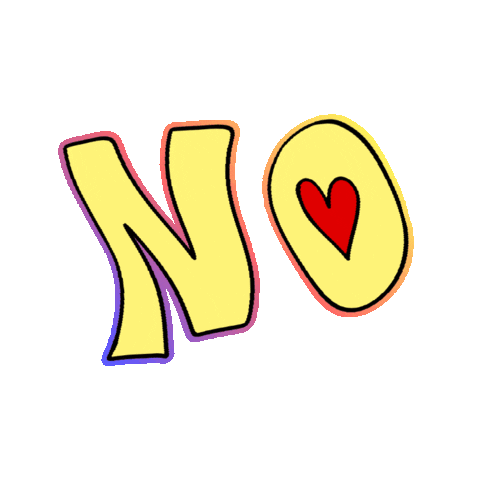 Heart No Sticker for iOS & Android | GIPHY